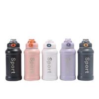 China 850ml Stainless Steel Insulated Water Bottle with Straw 18/8 Food Grade Outdoor Travel Cup for sale