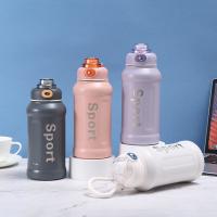 China 850ml Stainless Steel Insulated Water Bottle with Straw 18/8 Food Grade Outdoor Travel Cup for sale