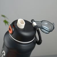 China 850ml Vacuum Insulated Stainless Steel Thermal Mug with Handle and Straw for sale