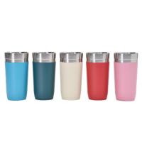 China 16oz 304 Stainless Steel Travel Coffee Mug Vacuum Insulated 6-12hrs Hot Cold Custom Color for sale