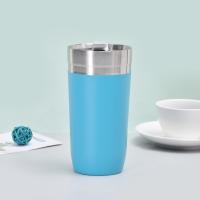 China 16oz 304 Stainless Steel Double Wall Vacuum Travel Cup with Stocked Lid Custom Logo for sale