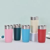 China 16oz 304 Stainless Steel Double Wall Vacuum Travel Cup with Stocked Lid Custom Logo for sale