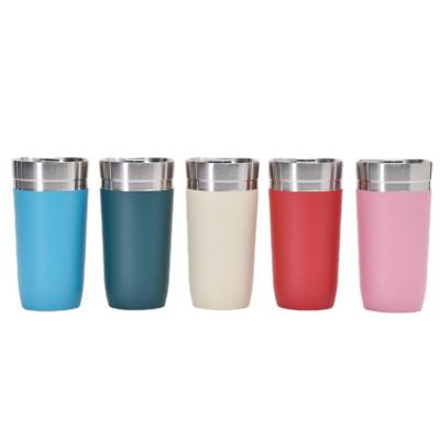 China 16oz 304 Stainless Steel Travel Coffee Mug 6-12 Hours Thermal Insulation Custom Color for sale