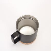 China 304 Stainless Steel Vacuum Insulated Coffee Mug 12oz 16oz with Cork Base for sale