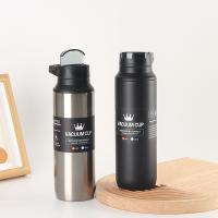 China Custom Logo 500ml 304 Stainless Steel Insulated Water Bottle for Outdoor Sports for sale