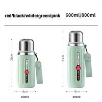 China Custom Logo 600ml 800ml Stainless Steel Insulated Water Bottle 316 Steel OEM ODM for sale