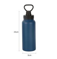 China 304 Stainless Steel Vacuum Flask Insulated Water Bottle 1000ml for Sport Hiking for sale