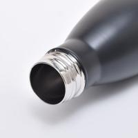 China Custom Logo 500ml 304 Stainless Steel Vacuum Insulated Water Bottle Cola Shape Cork Bottom for sale