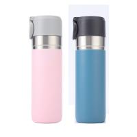 China Custom Logo 500ml Double Wall Vacuum Flask Stainless Steel Insulated Water Bottle for Sports for sale