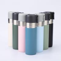 China Custom Logo 500ml Double Wall Vacuum Flask Stainless Steel Insulated Water Bottle for Sports for sale