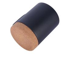 China Double Wall Insulated Stainless Steel Coffee Cup 12oz 16oz with Cork Bottom Handle for sale