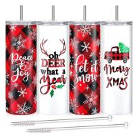 China 20oz Stainless Steel Skinny Beer Tumbler Insulated Tumbler Cup with Straw Custom Color for sale