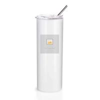China 20oz Stainless Steel Skinny Beer Tumbler Insulated Tumbler Cup with Straw Custom Color for sale