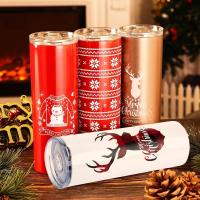 China 20oz Stainless Steel Sublimation Tumbler Custom Logo Bulk Christmas Coffee Mug 300g for sale