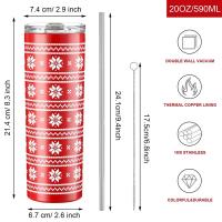China 20oz Stainless Steel Sublimation Blank Tumbler Custom Color for Christmas Gift for sale