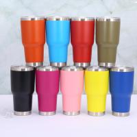 China 30oz 900ml Stainless Steel Travel Tumbler with Straws and Lid Vacuum Insulated Cup for sale