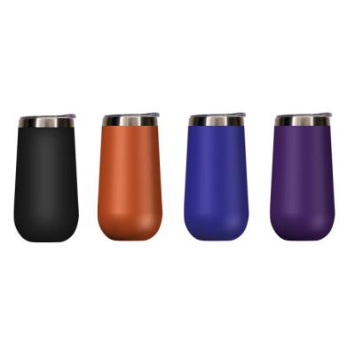 China Vacuum Flasks Thermoses 10oz Champagne Tumbler with Customized Logo Printing for sale