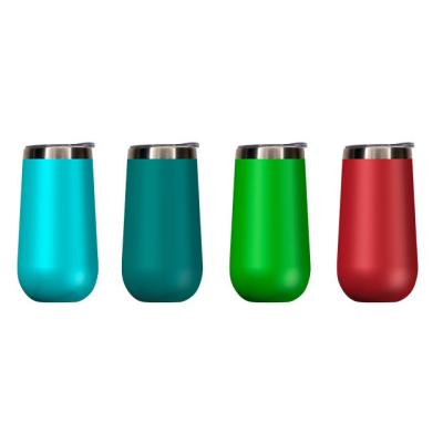 China 304 Stainless Steel Wine Tumbler 10oz Double Wall Vacuum Insulated Cup for Outdoor Travel 180ml 300ml for sale