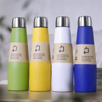 China 304 Stainless Steel 18oz Vacuum Insulated Cola Bottle Sports Flask Powder Coated Water Bottle for sale