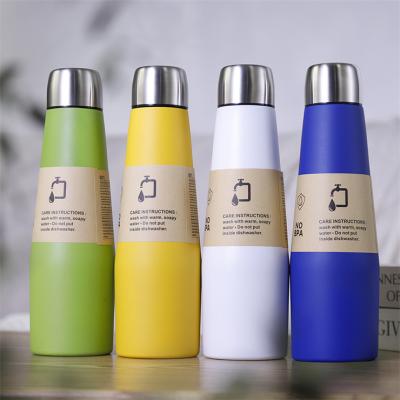China 304 Stainless Steel 18oz Vacuum Insulated Cola Bottle Sports Flask Powder Coated Water Bottle for sale