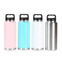 China 18oz 26oz 36oz Stainless Steel Vacuum Insulated Tumbler Bottle with Handle Lid for sale