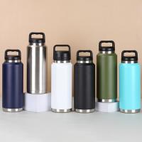 China 18/8 Stainless Steel Vacuum Insulated Water Bottle 18oz 26oz 36oz Custom Colors for sale
