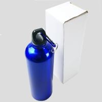China Aluminum Alloy Mountain Bike Water Bottle 750ml with Carabiner Boiling Water Safe for sale