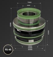 China BERGMAN Replace Flygt Pump Seal 6196430 FS-45mm 3171 4650 4640 5100 Metal Frame Cartridge Mechanical Seal for sale