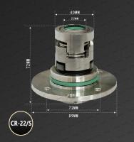 China BERGMAN Replace Grundfos GLF-CR-12 16 22mm Flange Pump Mechanical Seal CAR SIC TC VITON EPDM for sale