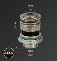 China BERGMAN Replace Grundfos Panda GLF-ARCB-12 16 22mm Pump Mechanical Seal CAR SIC TC VITON EPDM for sale