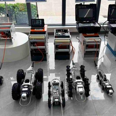 China Daoyunai CCTV Pipeline Crawler System with Adjustable Motorized Lift All-Terrain Paddy Wheels and 400m Cable Reach for DN150-DN1500 Pipes for sale