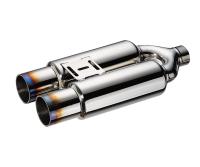 China IATF 16949 Stainless Steel Exhaust Muffler 2 Inch Burnt Style Mirror Polished for sale