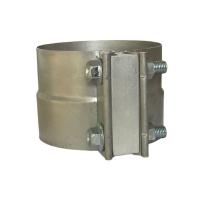 China 5 Inch Stainless Steel Exhaust Sleeve Clamp for Car Catback Turbo Downpipe 304 for sale