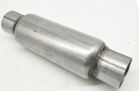 China Galvanized Performance Universal Exhaust Resonator Id 57mm Overall Length 300mm for sale