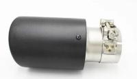 China Durable 63mm Inlet 101mm Outlet Car Exhaust Tail Tips 203mm Length for sale