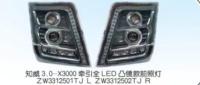 China 12V HINO Truck Headlight 300 Series 2015-2021 PP PC IATF16949 for sale