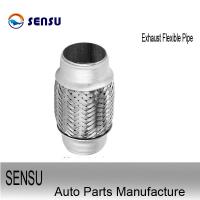 China IATF 16949 Stainless Steel Flexible Car Exhaust Pipe 51mm x 203mm Double Braid for sale