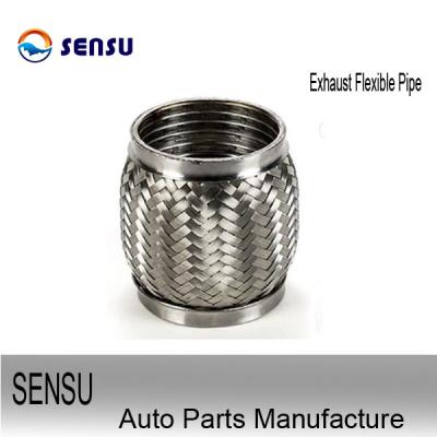 China Stainless Steel 304 Double Braid Flex Exhaust Tubing ID 51mm Length 100mm Universal for sale