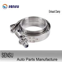 China 2.5 Inch 304 Stainless Steel V Band Exhaust Clamp Universal Fit for Auto Pipes for sale