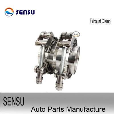 China High Tension SS201 Stainless Steel Exhaust Pipe Clamp 1.50 Inch Easy Installation for sale