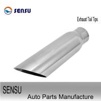 China 2.25 Inlet 3.25 Outlet 16.25 Long Stainless Steel Exhaust Tail Tips for Toyota BMW Hyundai Honda for sale