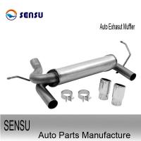 China 3 inch Stainless Steel Direct Fit Exhaust Muffler 304 Universal 2.75-3.25 Inlet for sale