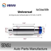 China IATF16949 304 Stainless Steel 2.5 Inch Dual Inlet Exhaust Muffler OEM Service for sale