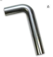 China Forged 1.5 Inch Exhaust Pipe 90 Degree Stainless Header Bends 1.65mm Thickness for sale