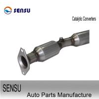 China Universal 2 Inch Oval Catalytic Converter 400cpsi Three Way Stainless Steel for sale