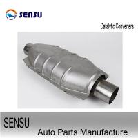 China Universal Stainless Steel Catalytic Converter 2.0L-3.5L 2in Inlet Outlet 400cpsi for BMW Honda Hyundai for sale