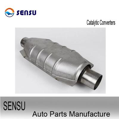 China Universal Stainless Steel Catalytic Converter 2.0L-3.5L 2in Inlet Outlet 400cpsi for BMW Honda Hyundai for sale