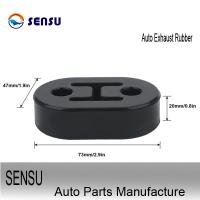 China EPDM Rubber Exhaust Hanger 4.25x1.73x0.9 Inch 4 Hole Muffler Insulator Universal for sale