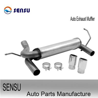 China 8inch Universal Car Exhaust Muffler Aluminized  Straight Through Chambered Muffler for sale