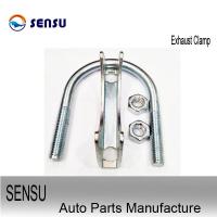 China Stainless Steel 304 Exhaust U Clamp ID 45mm Heavy Duty Muffler Clamp Universal Fit for sale